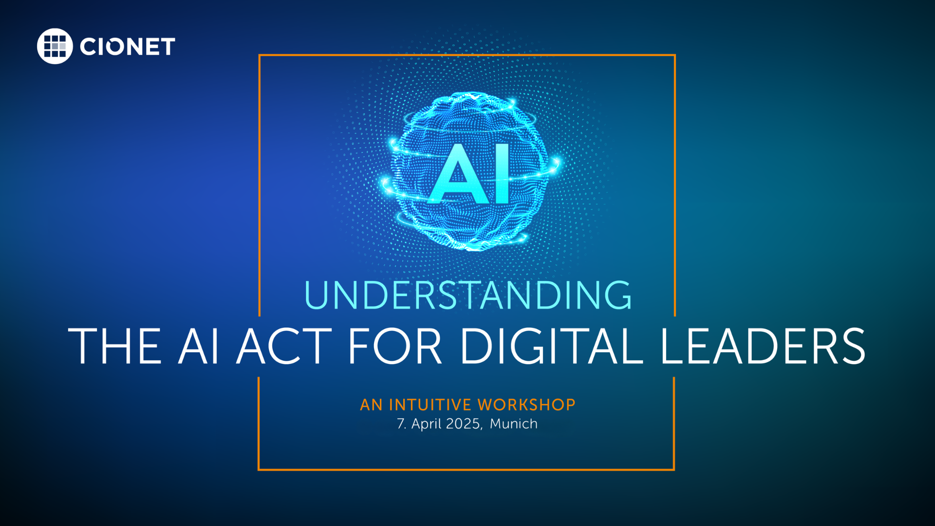 CIONET Events Overview